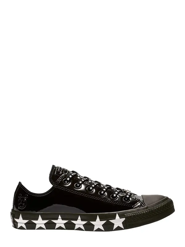 CONVERSE Miley Cyrus Chuck Taylor All Star Low Patent Sneakers - Black