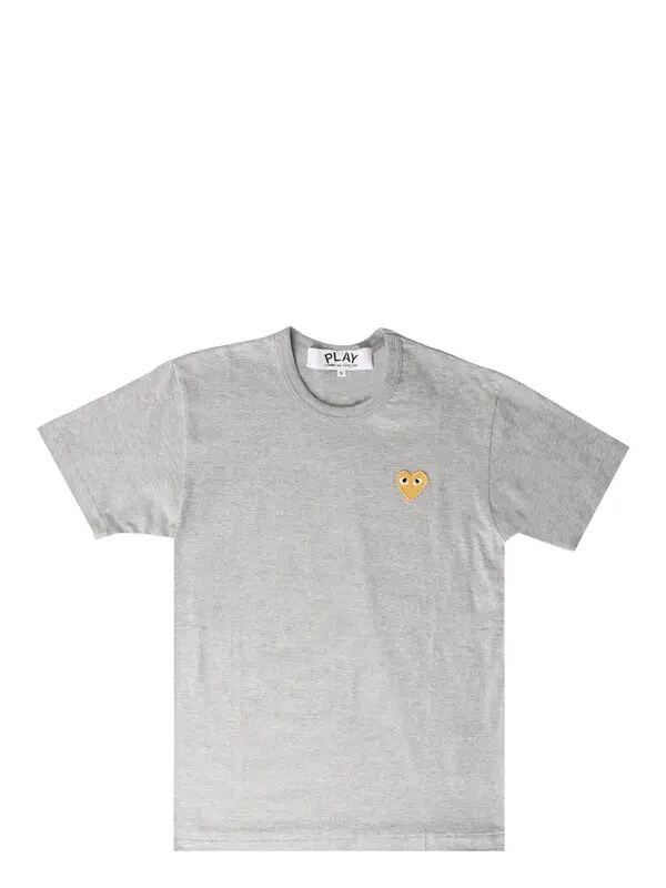 Play Comme Des Garcon Heart Logo T-shirt - Grey