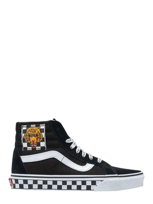 VANS Sk8-hi Reissue Tiger Check Sneakers - Black