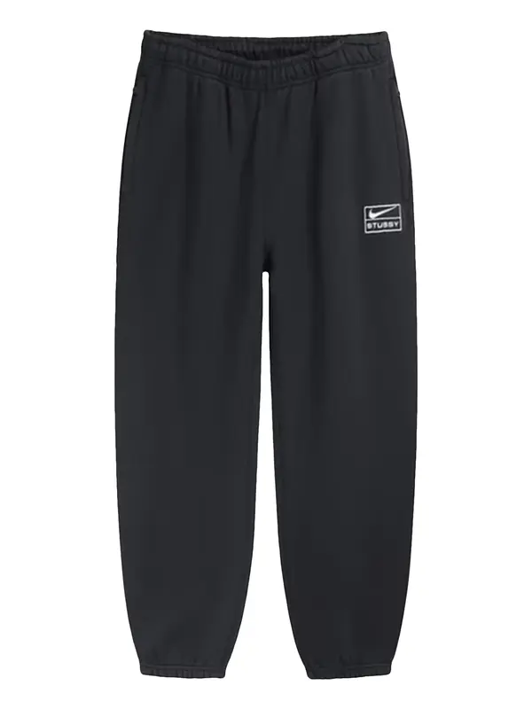 Nike X Stussy Ra Stone Washed Fleece Pant /white - Black