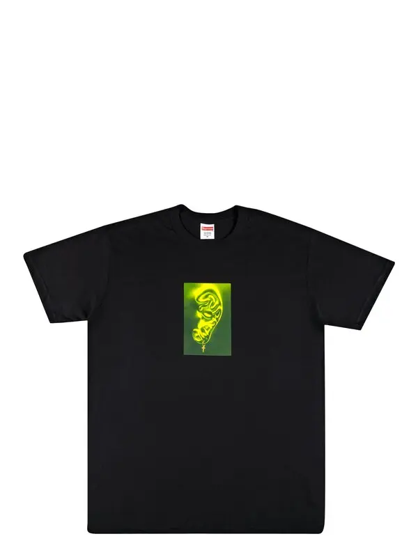 Supreme Ear Tee - Black