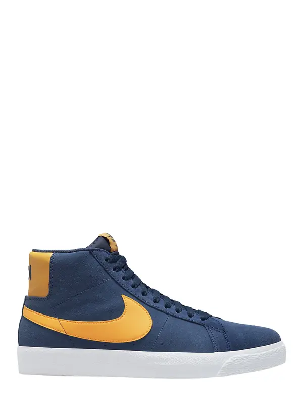 Nike Zoom Blazer Mid Sb Michigan High-top Sneakers - Blue