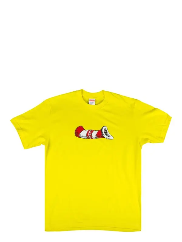 Supreme Cat In The Hat T-shirt - Yellow