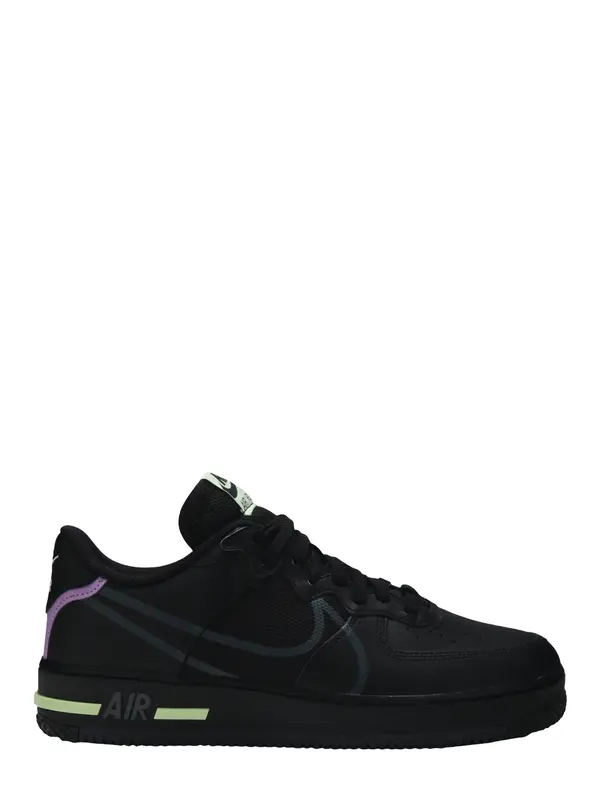 Nike Force 1 React Sneakers - Black