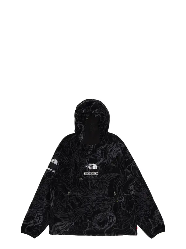 Supreme X The North Face Steep Tech Fleece Pullover - Black
