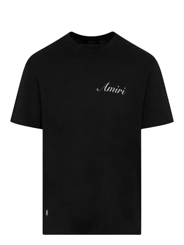 Amiri Script Logo Tee - Black