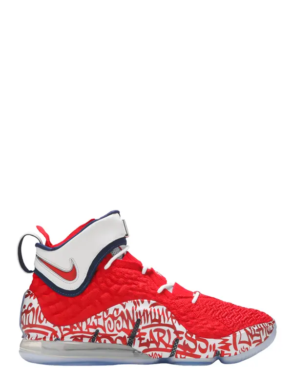 Nike Lebron 17 'lebron Graffiti' Sneakers - Red