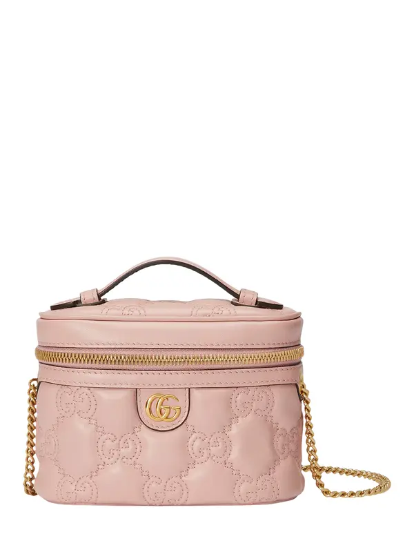 Gucci Gg Matelassé Mini Bag - Pink