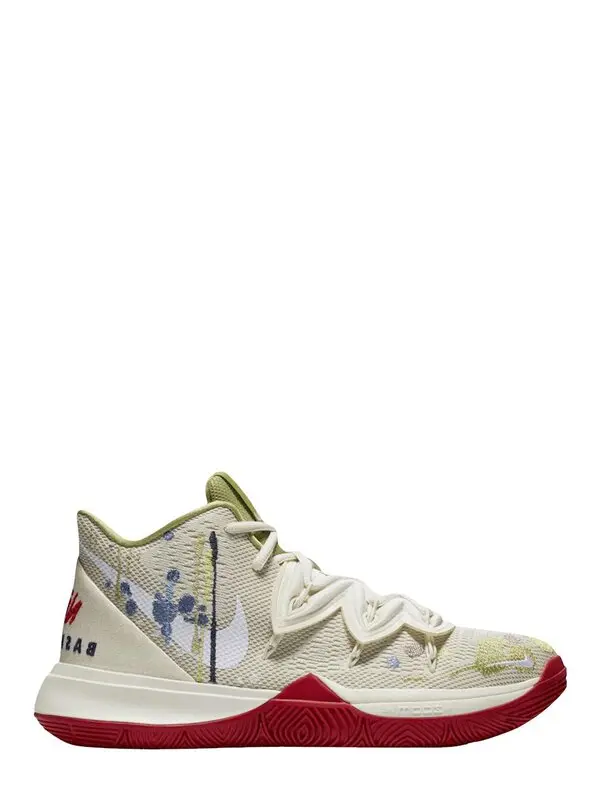 Nike Bandulu X Kyrie 5 Ep 'embroidered Splatters' Sneakers - Cream