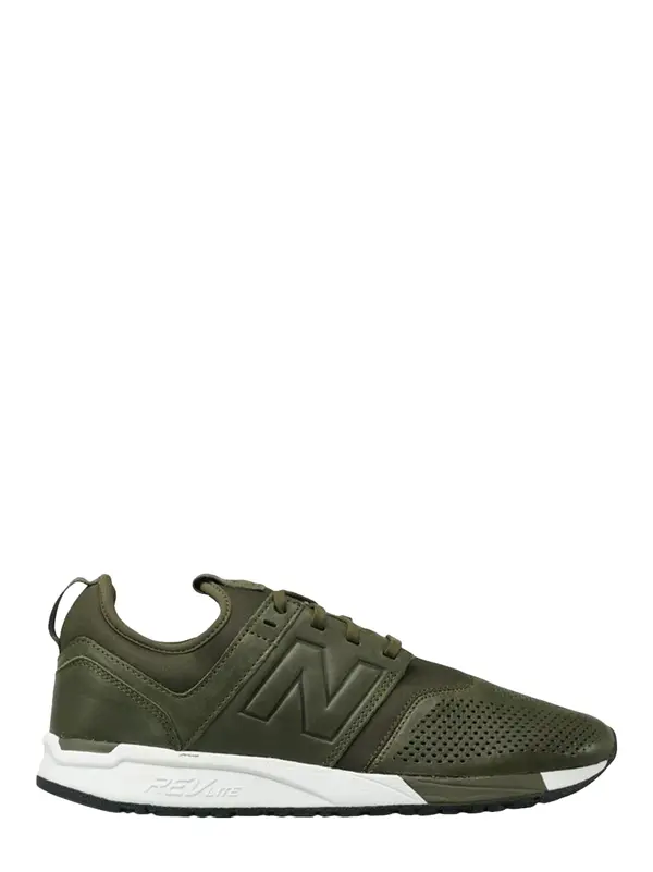 NEW BALANCE 247 Leather Sneakers - Green