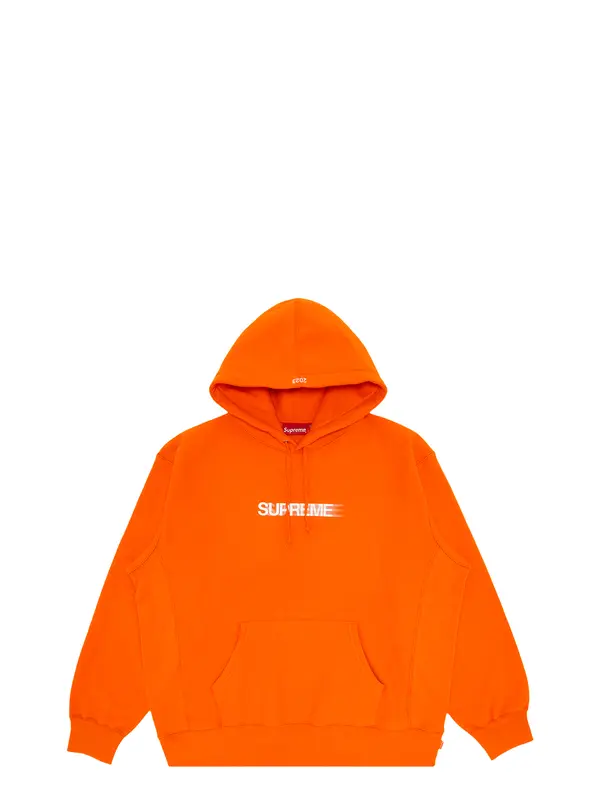 Supreme Motion Logo Hooded Sweatshirt - Orange