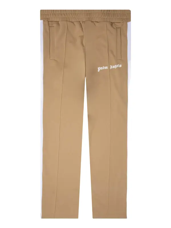 Palm Angels Classic Track Pants 'beige/white - Tan