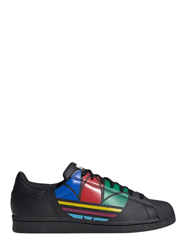 Adidas Superstar Pure 'colorful Trefoil - Black