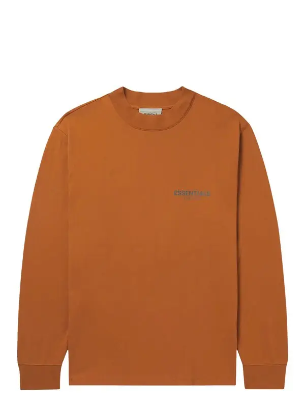 Fear Of God X Mr. Porter Exclusive Long-sleeve T-shirt 'vicunia - Brown
