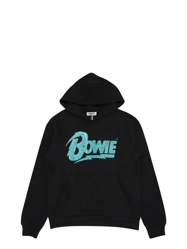 WHOLE Exclusive Bowie Logo Hooded Sweatshirt - Black