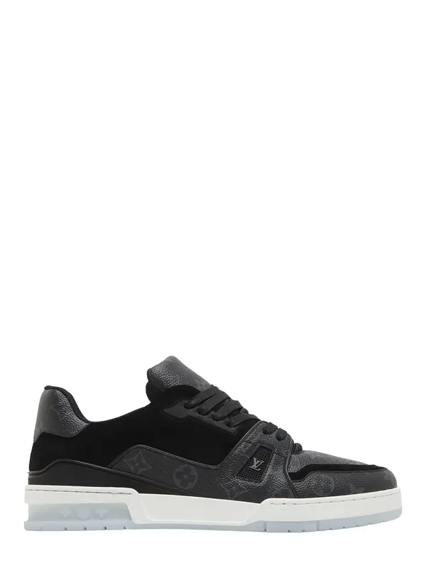 LOUIS VUITTON Trainer Low Monogram - Black