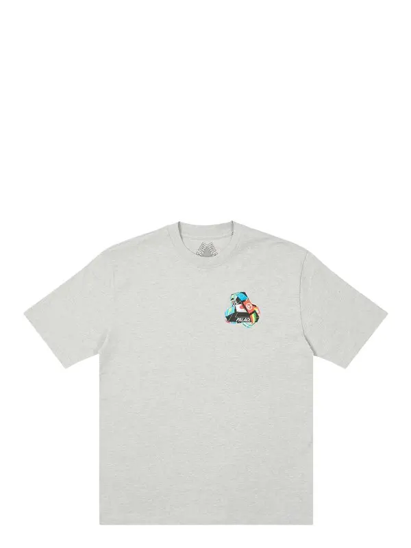 PALACE Tri-flag T-shirt Marl - Grey