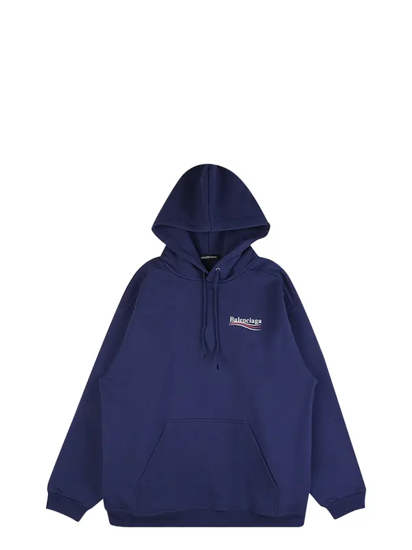 Balenciaga Political Campaign Hoodie - Blue