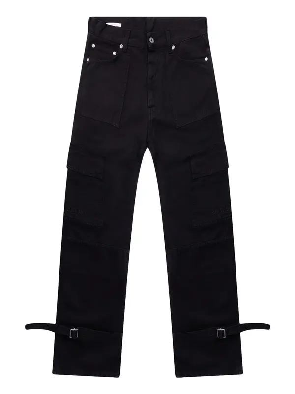 Off-White Wave Off Canvas Cargo Pant - Black