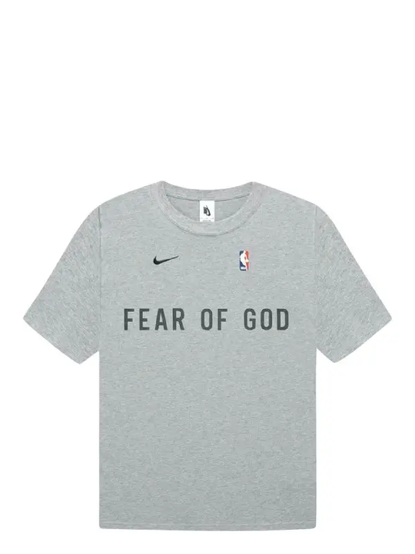 Nike X Fear Of God Warm Up T-shirt 'dark Heather - Grey