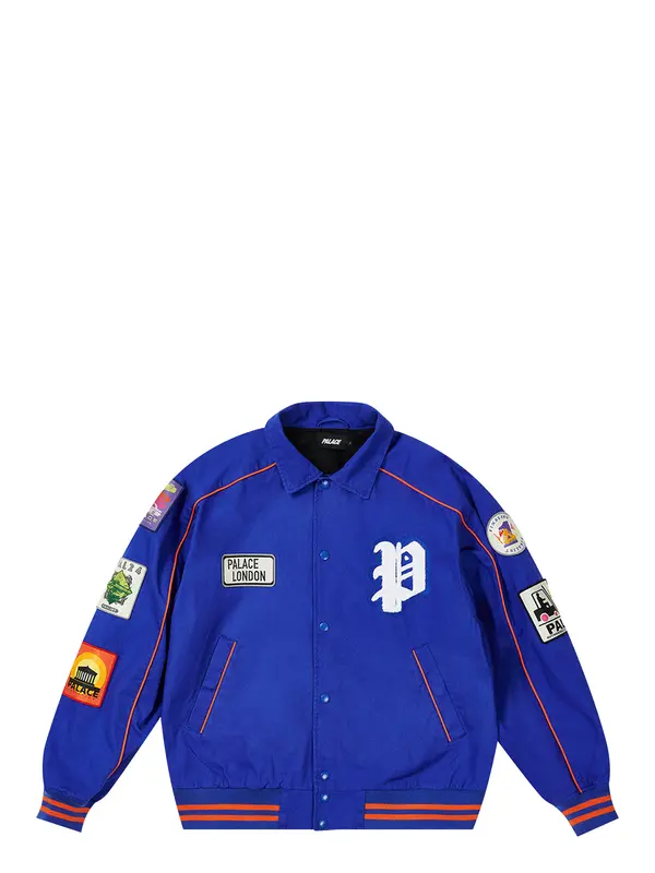 PALACE Patches Cotton Bomber - Blue