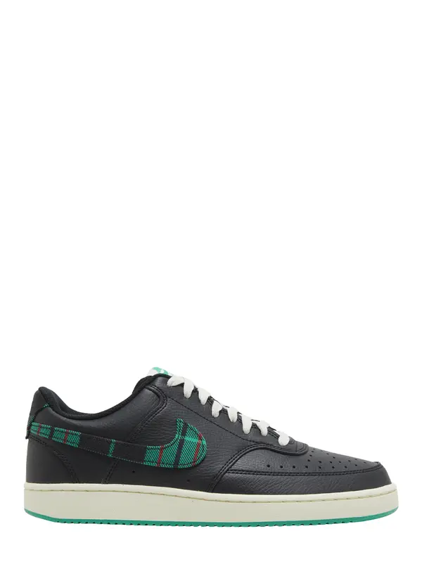 Nike Court Vision Low Plaid - Black