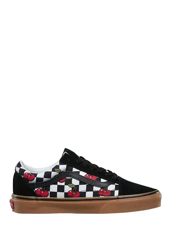 VANS Old Skool Cherry Checker Sneakers - Black