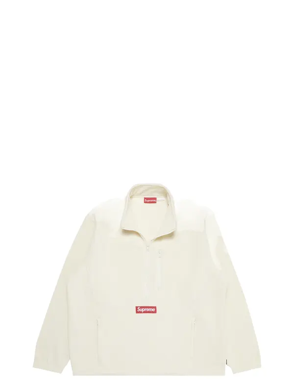 Supreme Polartec Half Zip Pullover - Cream