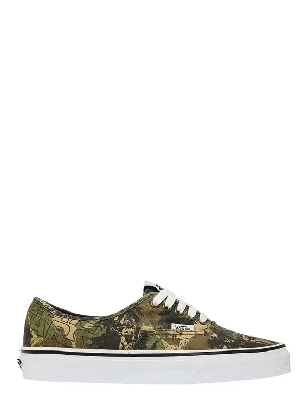 VANS Classic Authentic Star Wars Boba Fett Camo Sneakers - Brown