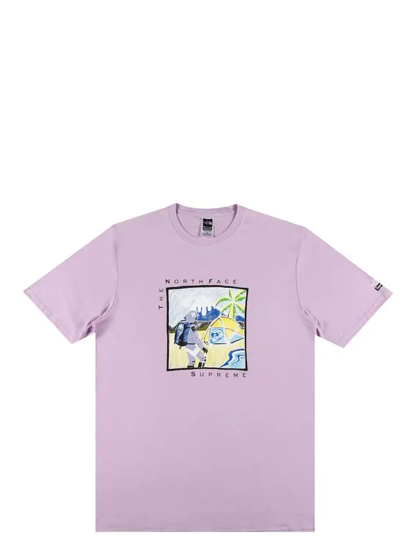 Supreme X The North Face Sketch Short-sleeve Top 'light - Purple