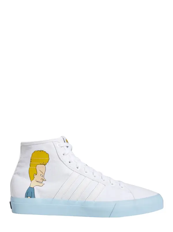 Adidas Beavis And Butt-head X Matchcourt High 'beavis' Sneaker - White