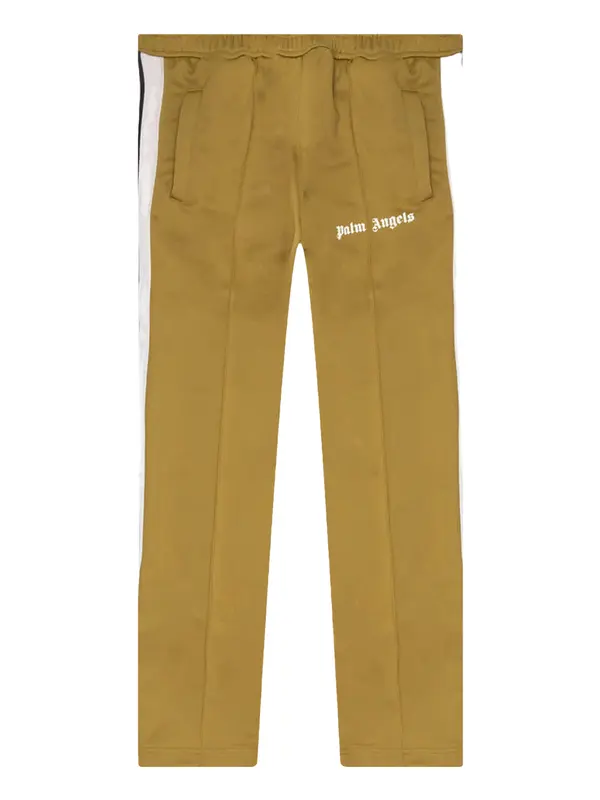 Palm Angels New Slim Track Pants 'bronze/off White - Tan