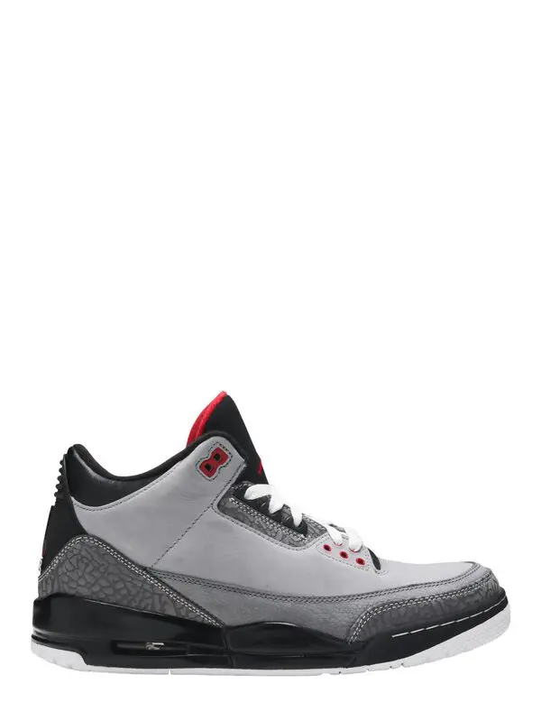 JORDAN 3 Retro 'stealth' Sneakers - Grey