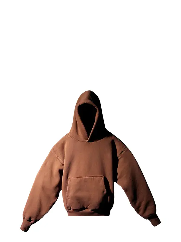 Yeezy Relaxed Fit Hoodie - Brown