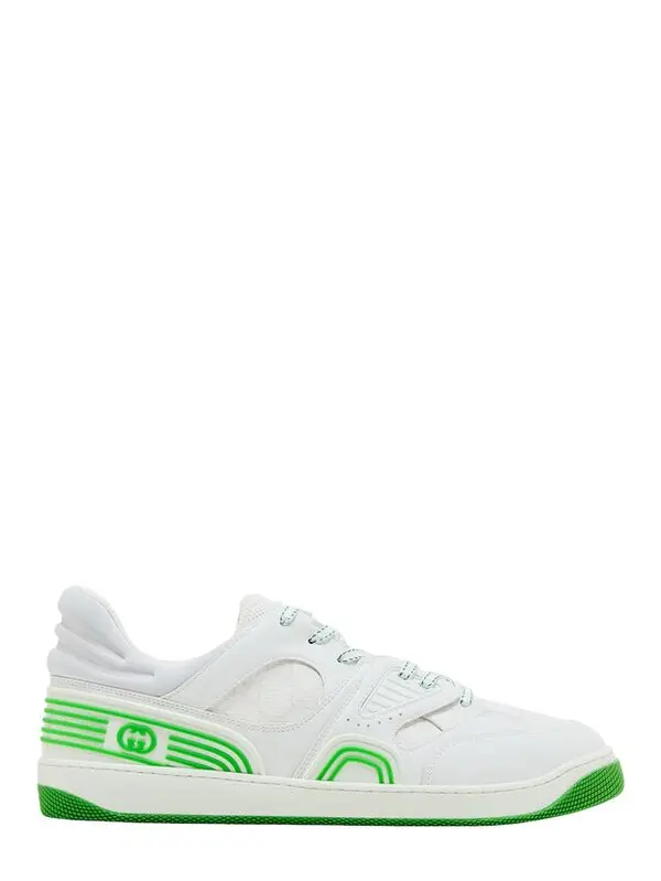 Gucci Basket Low Top Sneakers - White