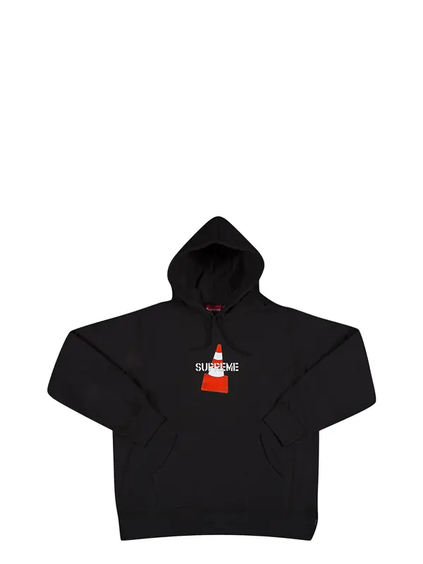 Supreme Cone Hooded Sweatshirt - Black