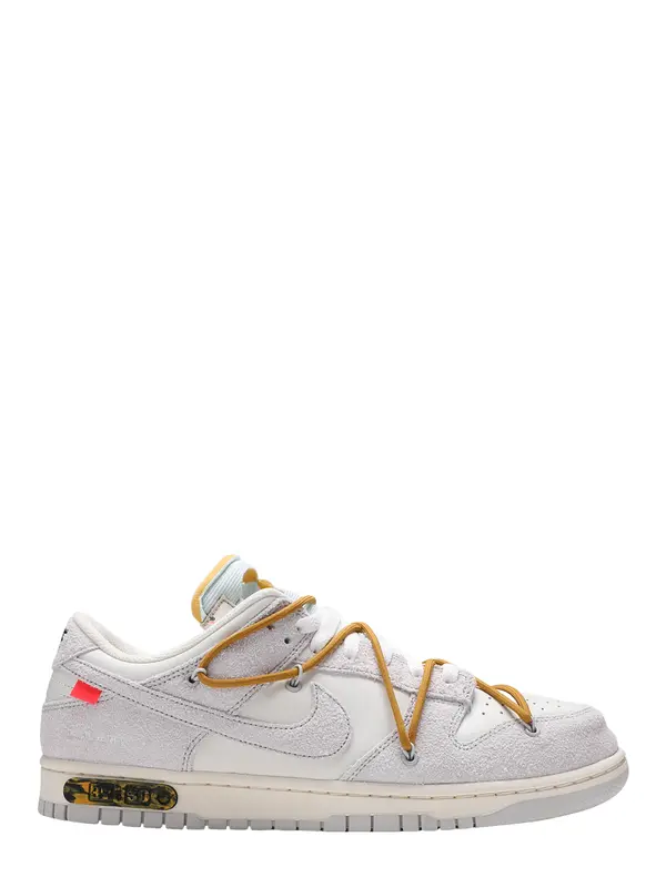 Nike Off- X Dunk Low 'lot 37 Of 50 - White