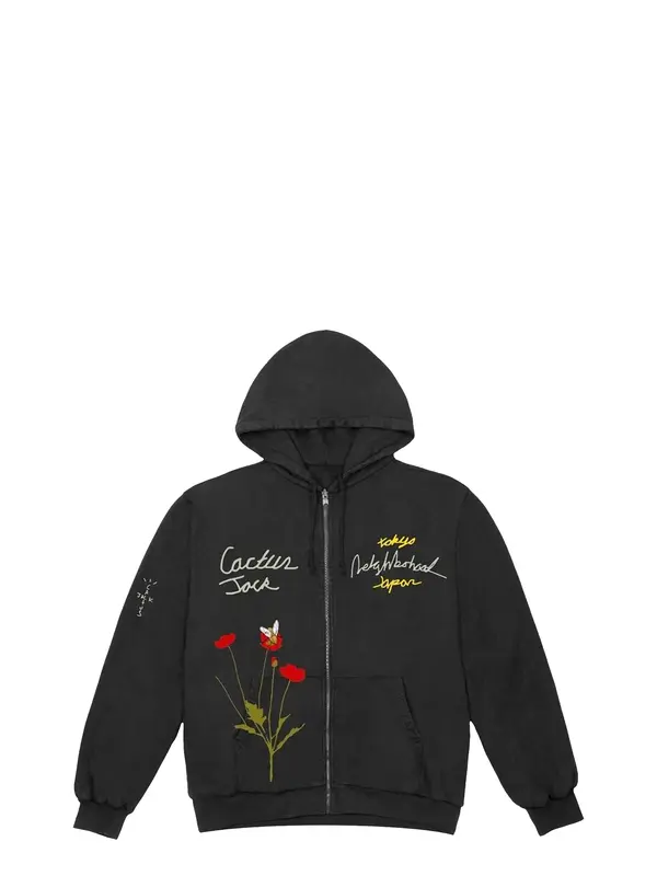 CACTUS JACK BY TRAVIS SCOTT X Neighborhood Carousel Hoodie - Black