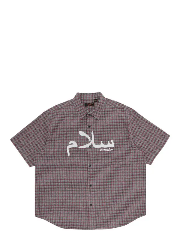 Supreme X Undercover Short-sleeve Flannel Shirt Plaid - Grey
