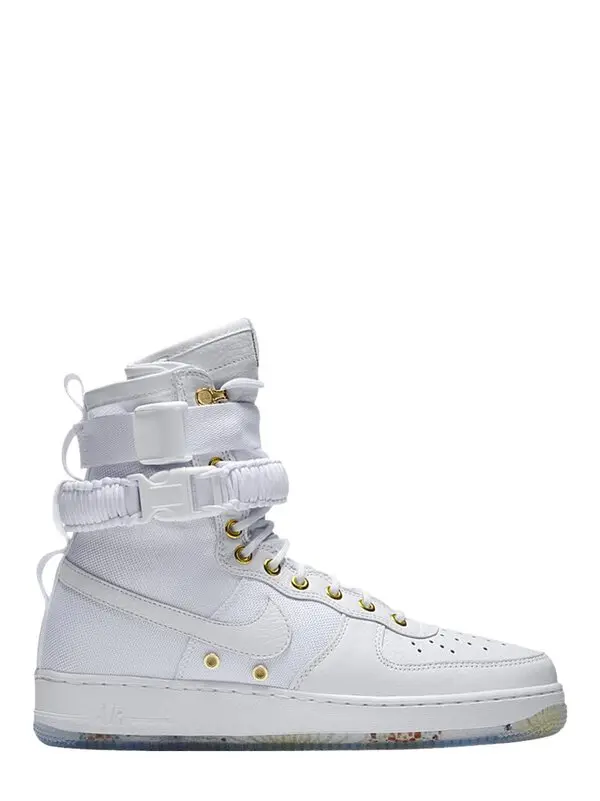 Nike Sf Air Force 1 'lny' High-top Sneakers - White