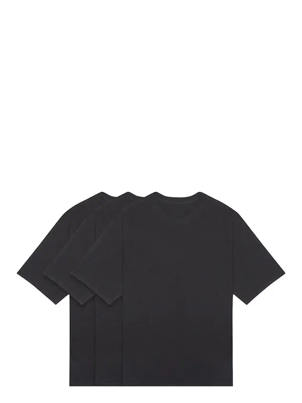 Fear Of God Three Pack T-shirts - Black