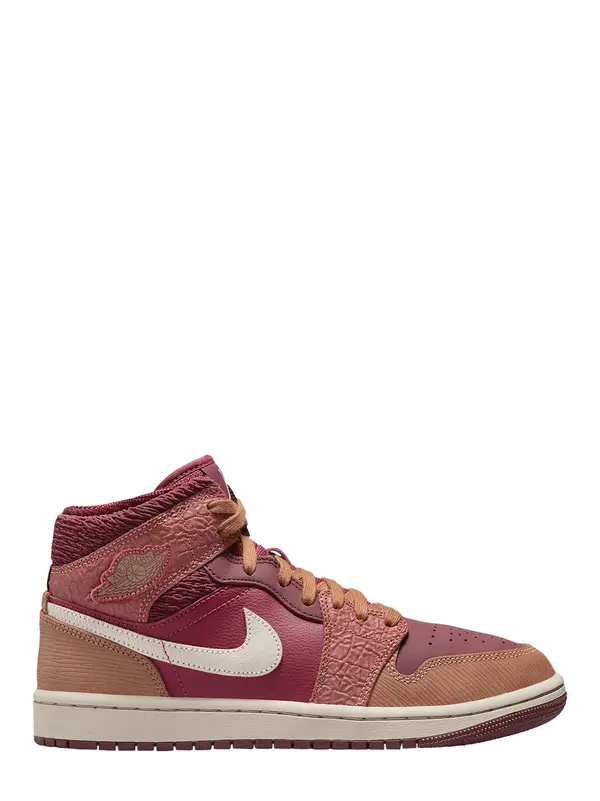 JORDAN 1 Mid 'africa' Sneakers - Red