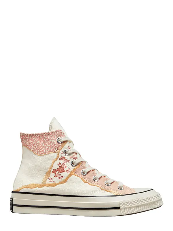CONVERSE Chuck 70 High Metallic Floral - Cream