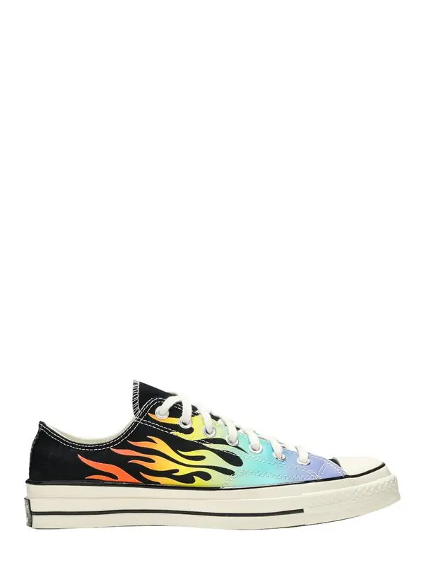 CONVERSE Chuck 70 Low Archive Print Flames - Black
