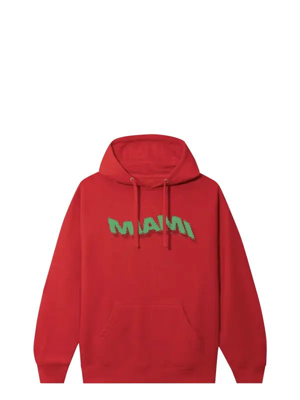ANTI SOCIAL SOCIAL CLUB Miami Hoodie - Red