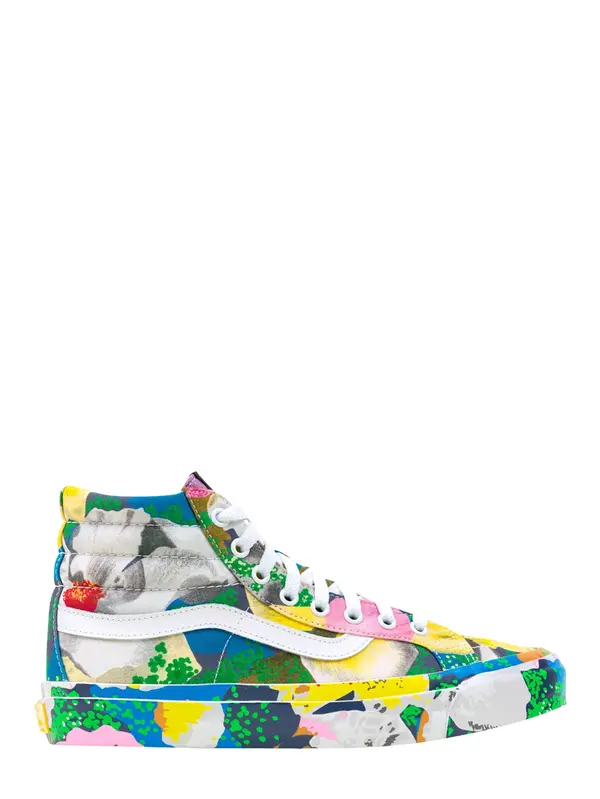 VANS Kenzo X Og Sk8-hi Lx Floral Sneakers - Yellow