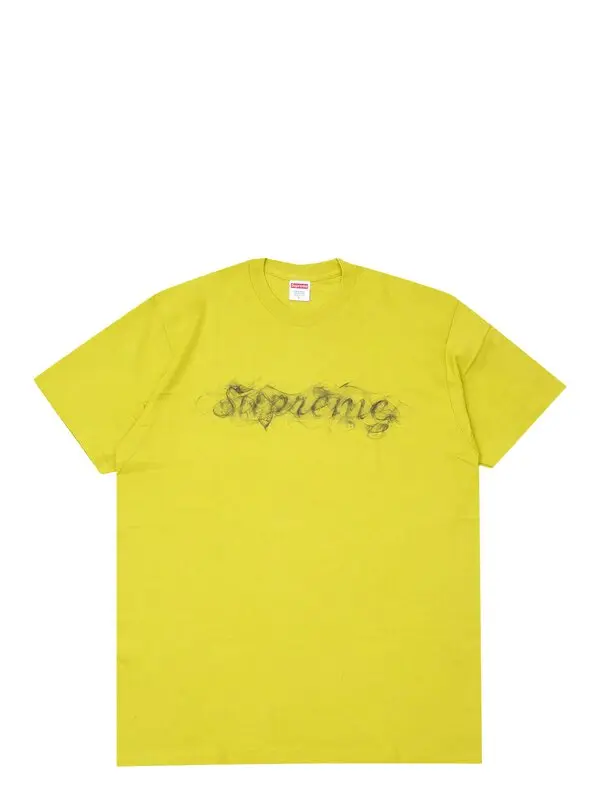 Supreme Smoke Tee 'sulfur - Yellow
