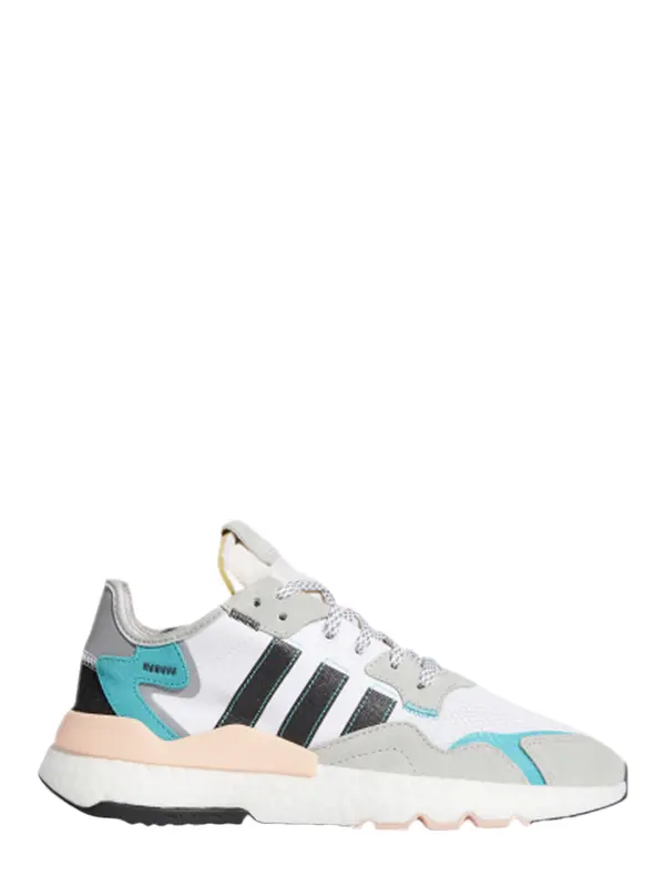 Adidas Nite Jogger Hi-res Aqua - White
