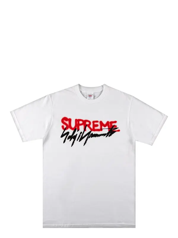 Supreme X Yohji Yamamoto Logo Tee - White