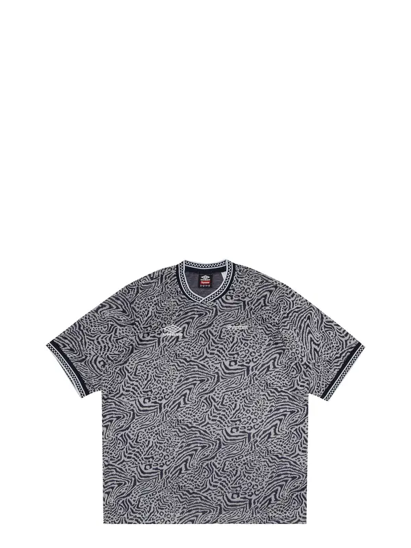 Supreme X Umbro Jacquard Animal Print Soccer Jersey - Blue
